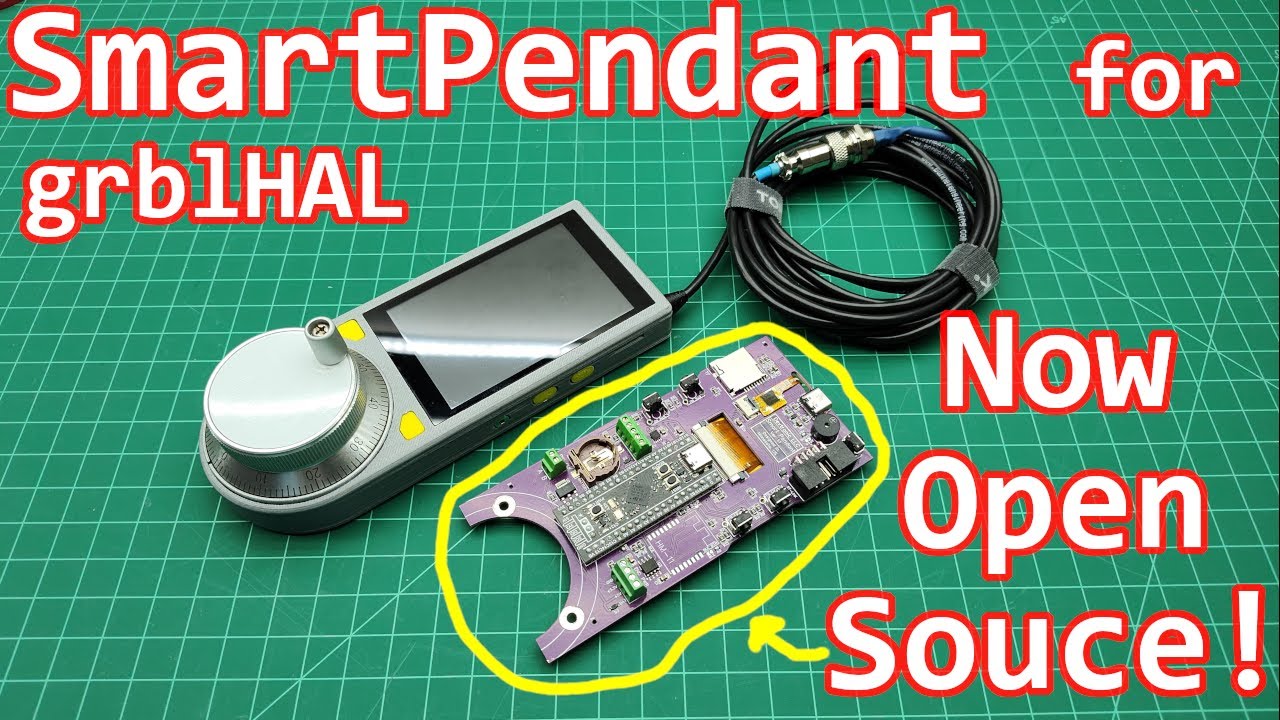 SmartPendant for grblHAL - PCB now Open Source too! - YouTube