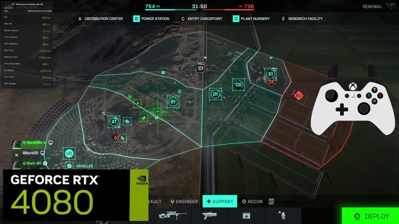 BF2042 Gameplay: Conquest 128 (4K DLSS Balanced Low Settings RTX OFF ...