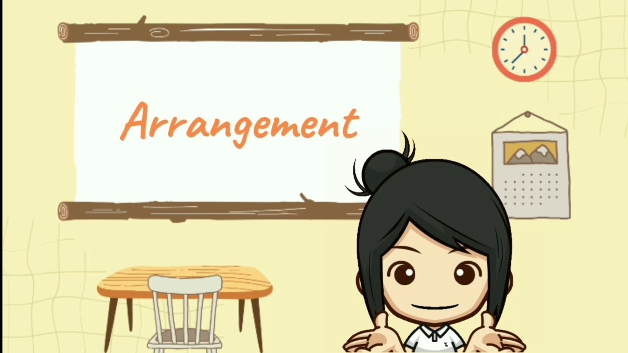 Assignment Make Animation About Arrangement (Discrete Math) - YouTube