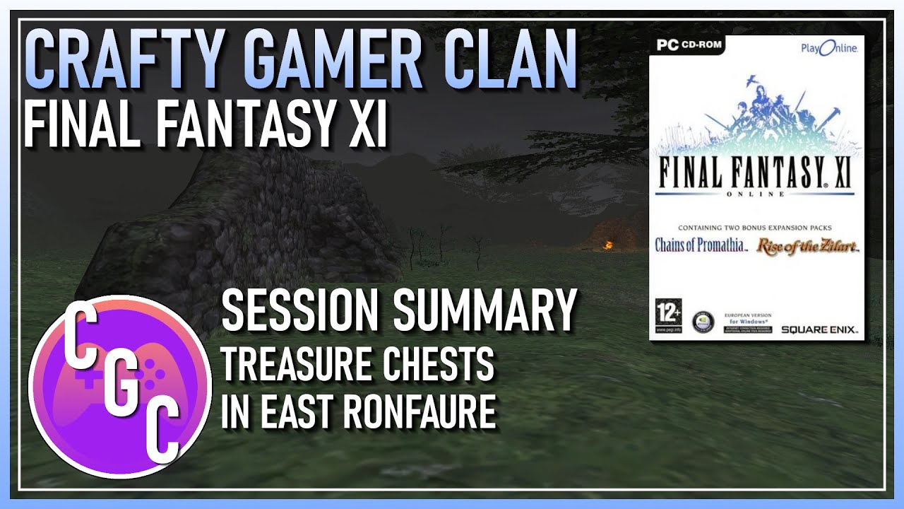 FFXI - Treasure chests in East Ronfaure #ffxi #finalfantasyxi - YouTube