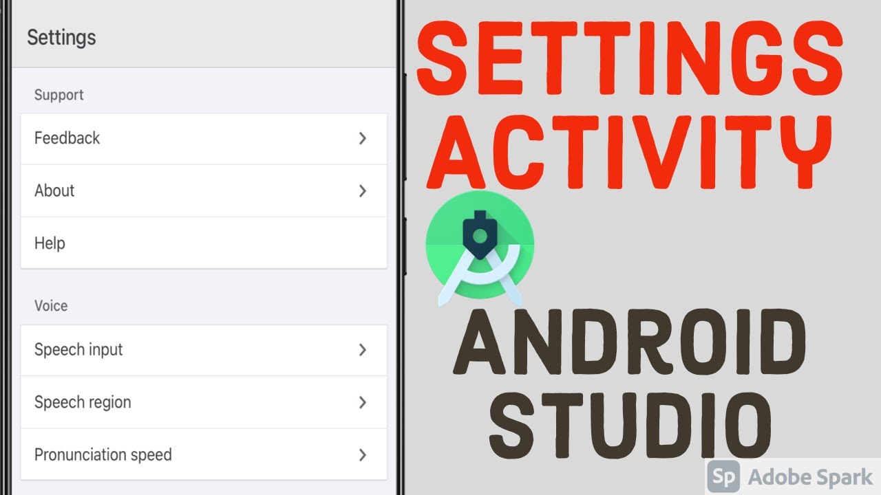 All About Setting Activity In Android Studio | Code The World - YouTube