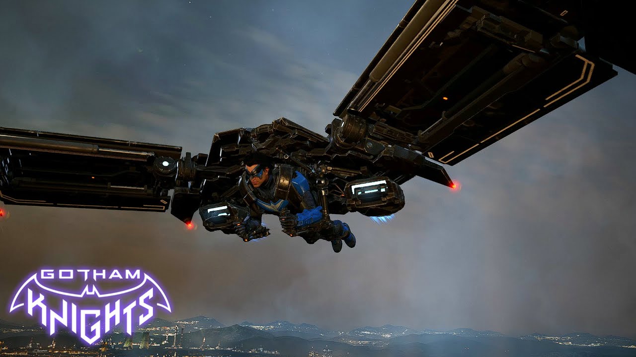 Nightwing Gets A Flying Jet From Lucious Fox | Gotham: Knights - YouTube