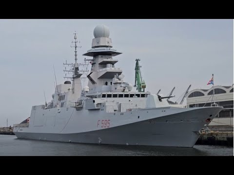 Fregata: ITS Luigi Rizzo (F595) Gdynia 14.03.2024. - YouTube