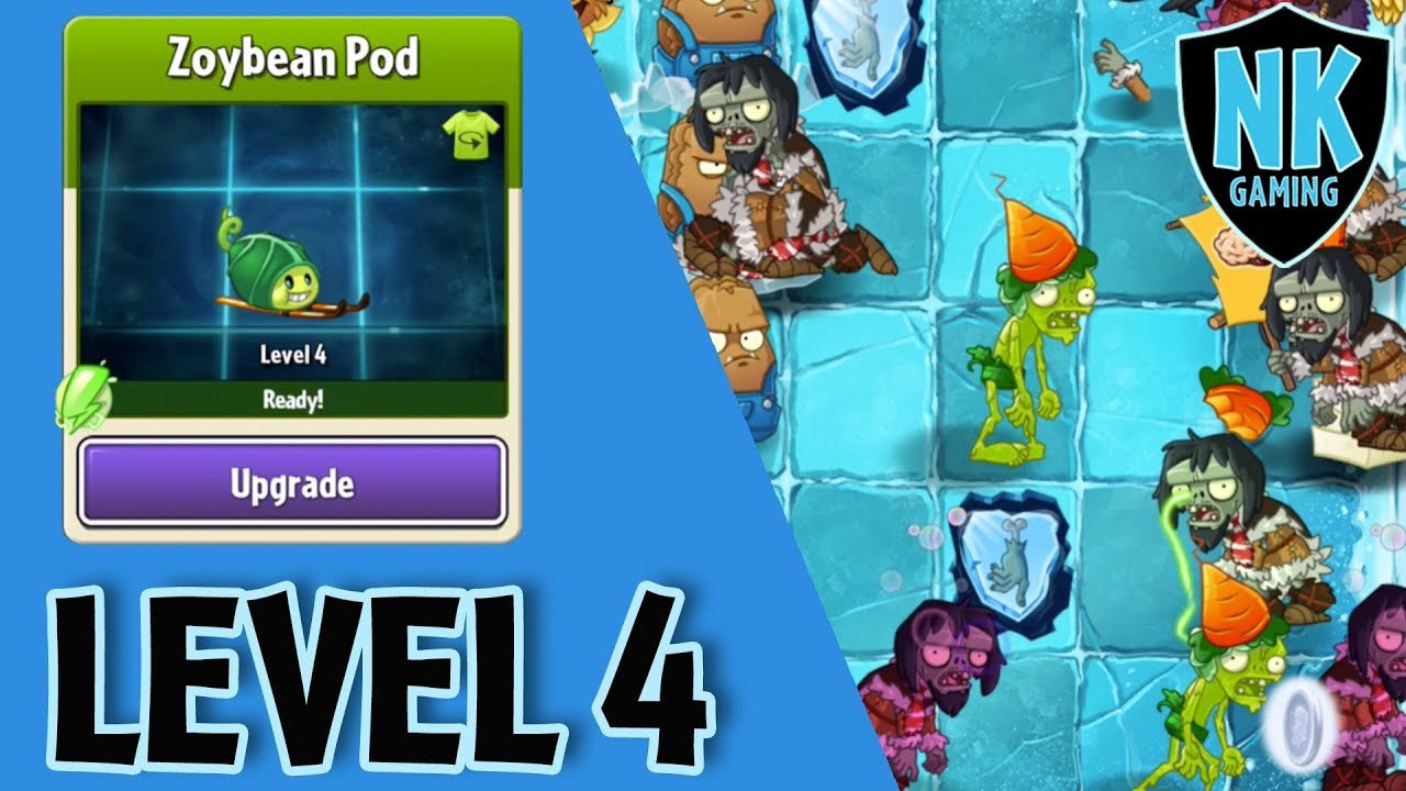 PvZ 2 - Zoybean Pod - Level 4 Preview - YouTube