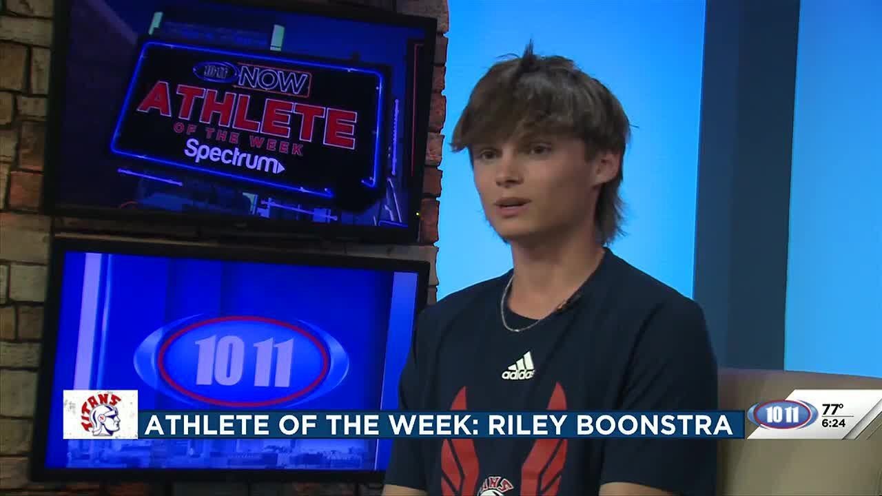 Athlete of the Week: Riley Boonstra - YouTube