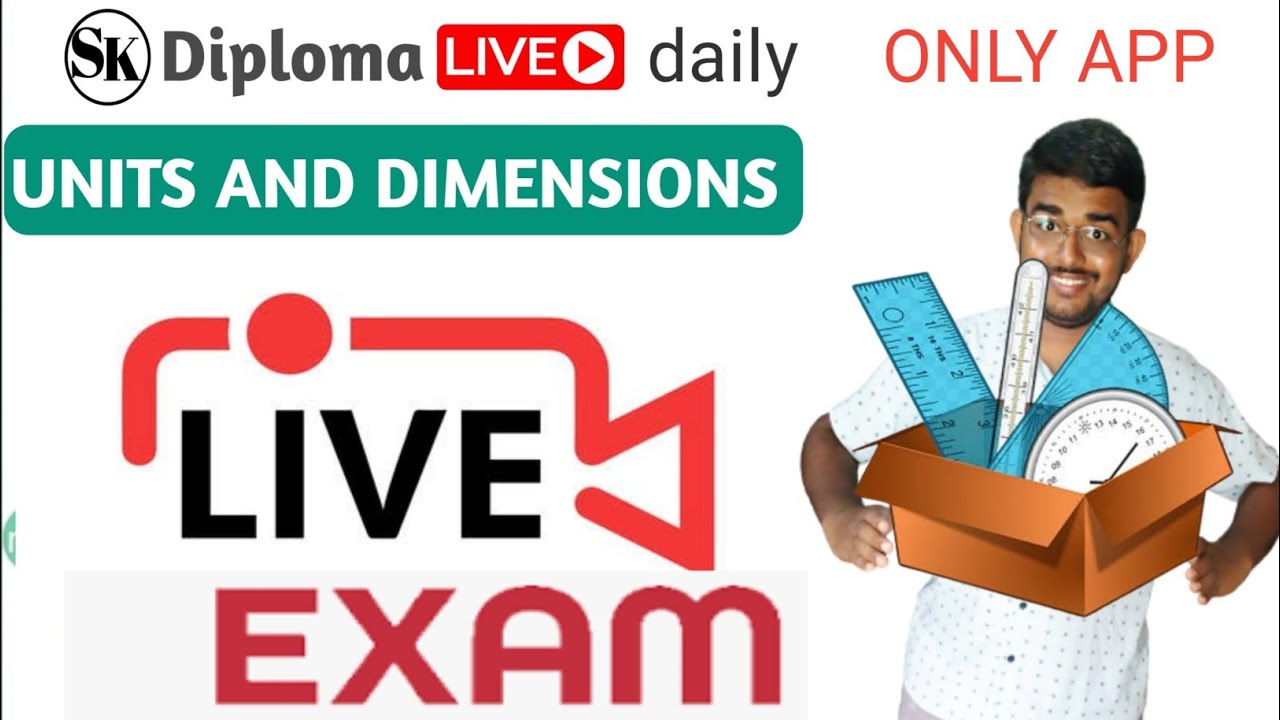 🚨LIVE EXAMINATION IN APP UNITS AND DIMENSIONS 25 MARK 30 MINUTES - YouTube