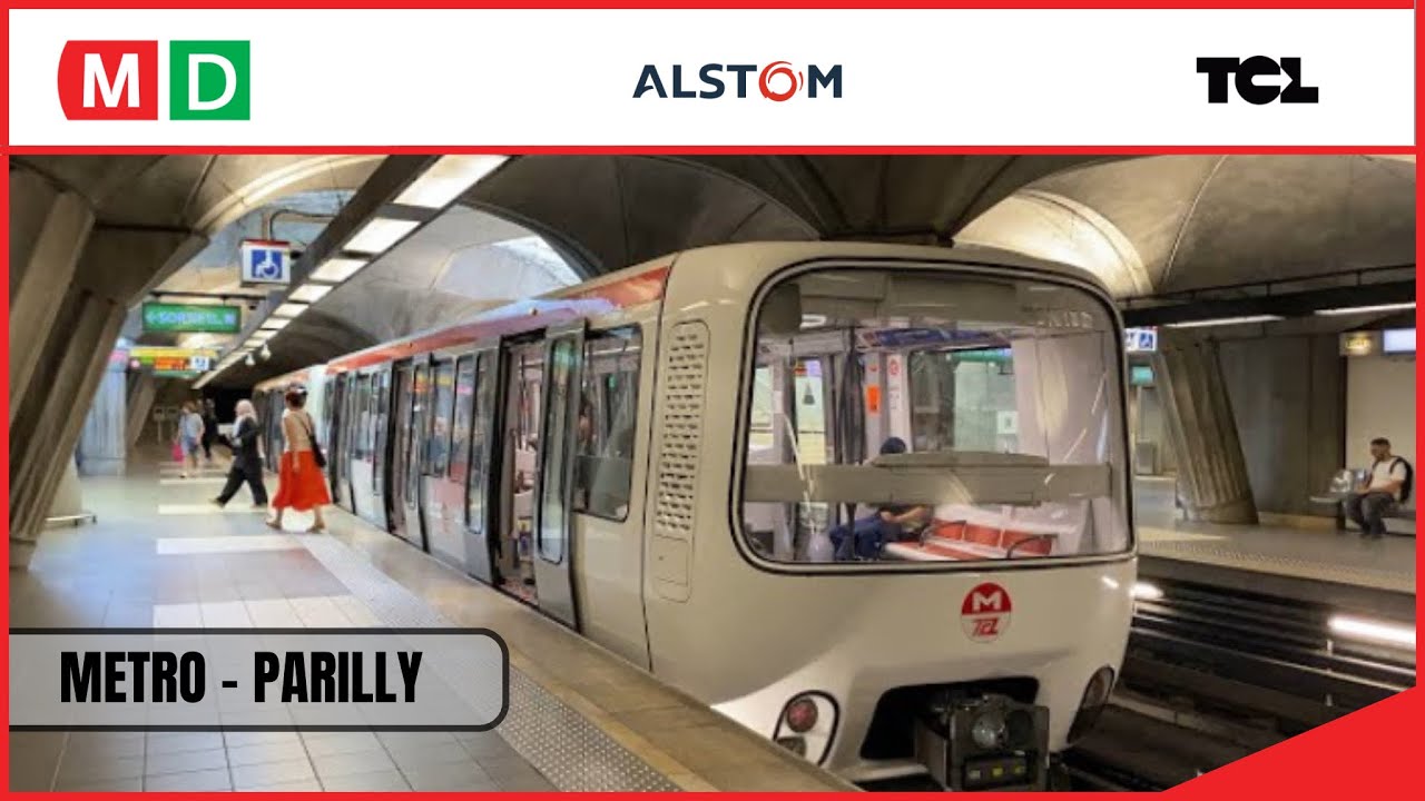 Métro de Lyon ligne D (TCL) Parilly. - YouTube
