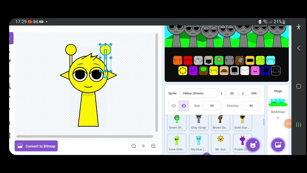 modded sprunkis scratch - YouTube
