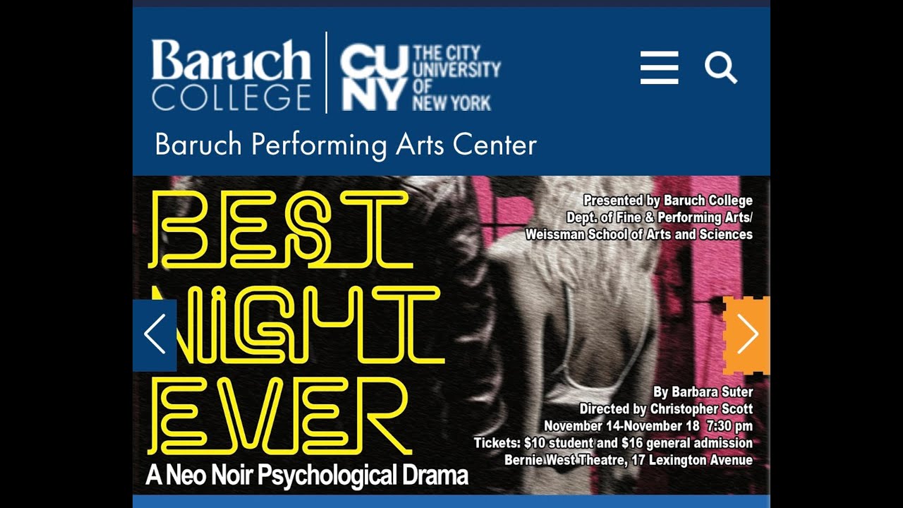 Best Night Ever by Barbara Suter directed by Christopher Scott 11 18 ...