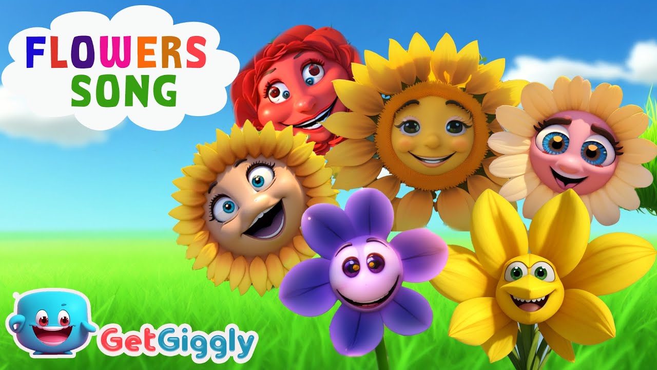 Flowers song|Flowers for kids| GetGiggly Nursery Rhymes and Kids Songs ...