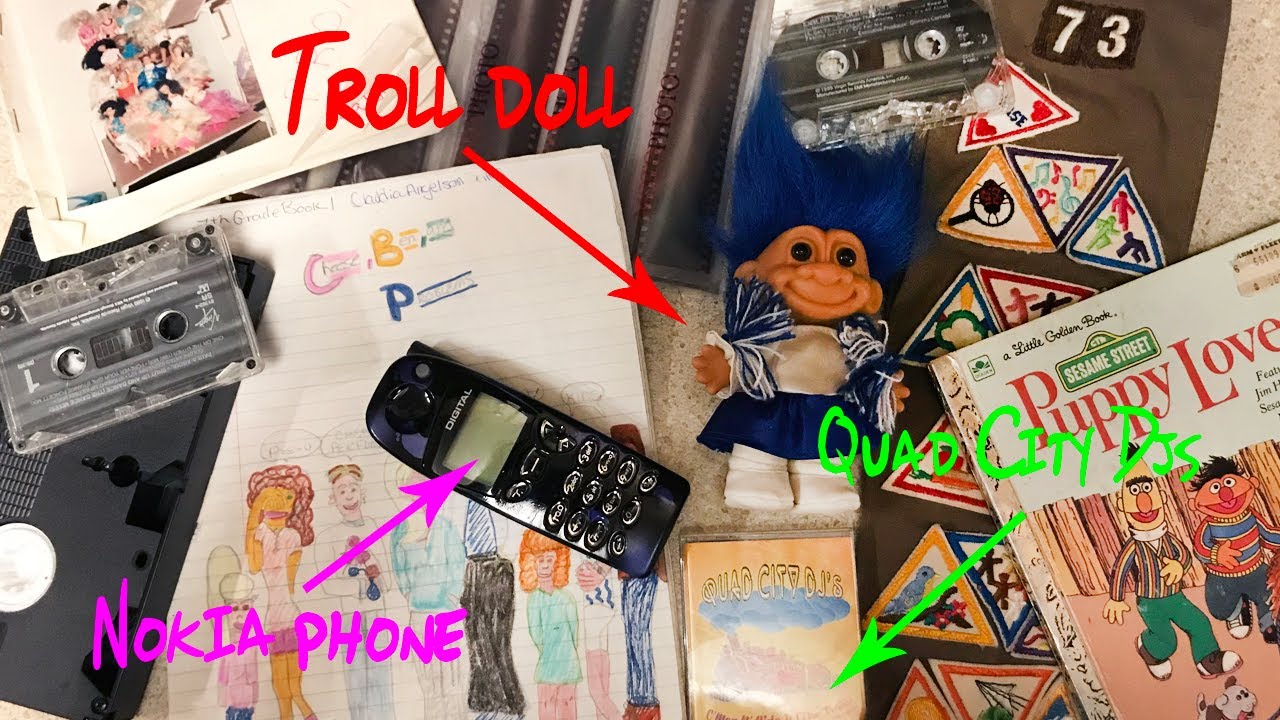 Digging Through Boxes of My Old Stuff! - YouTube