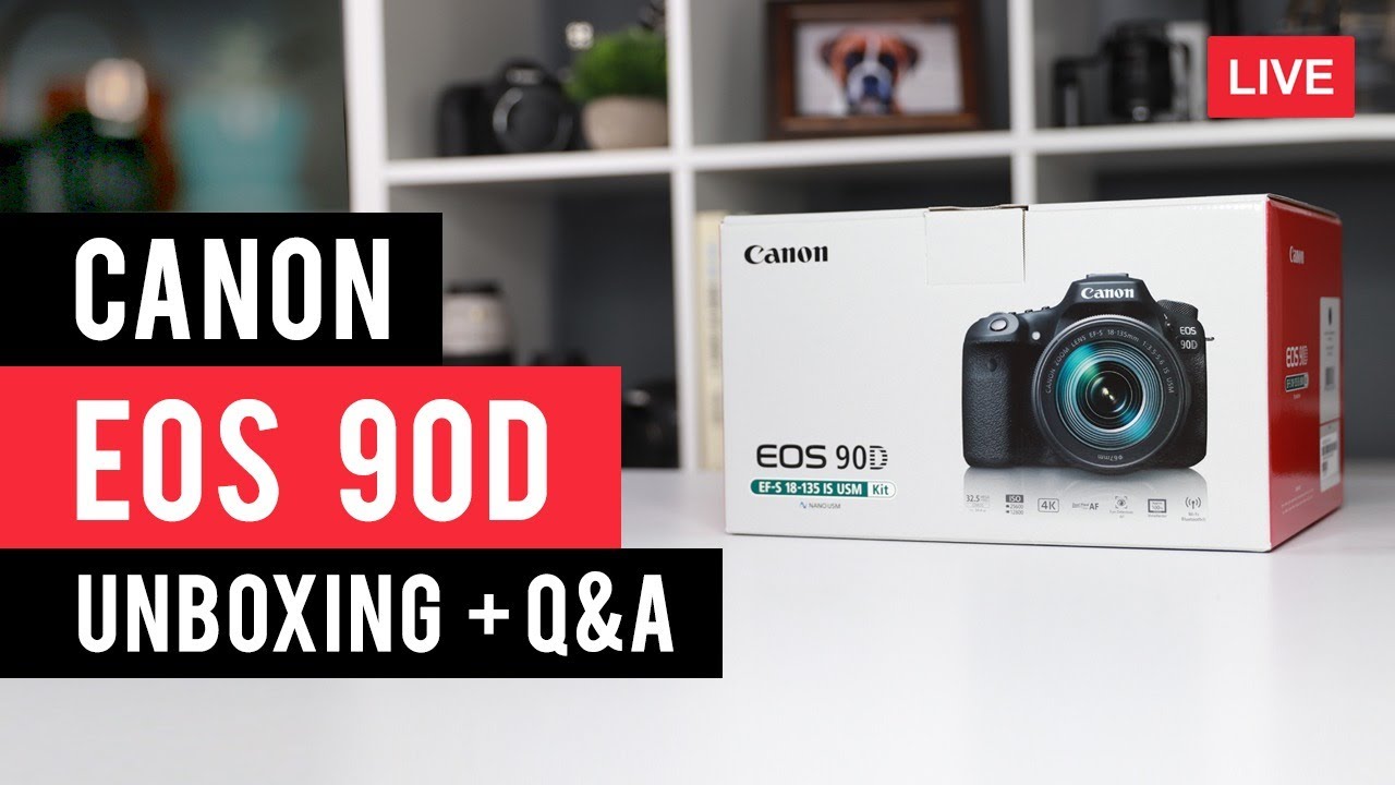 Canon 90D Unboxing + Q&A - LIVE - YouTube