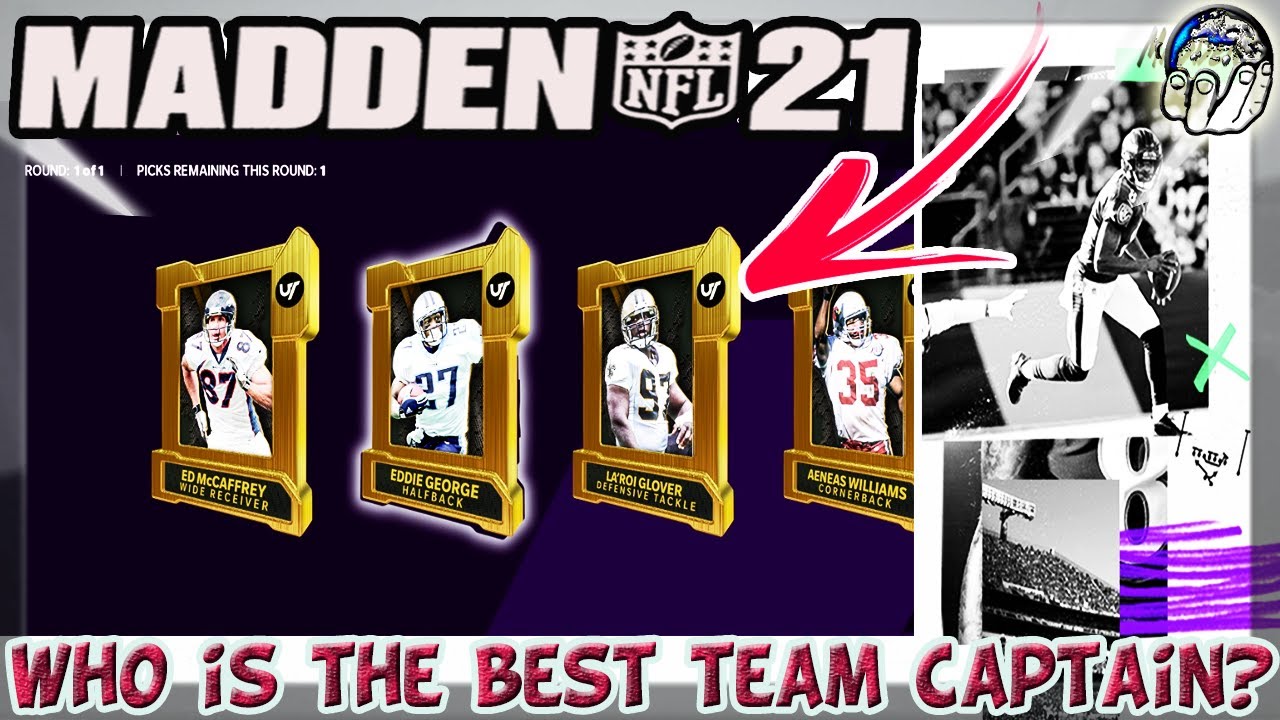 Madden 21 -- Who Is The BEST Team Captain in MUT 21? Eddie George ...