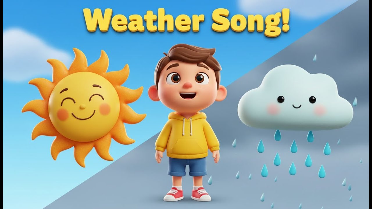 The Weather Song ☀️ | What's the Weather Today? | Nursery Rhymes & Kids ...