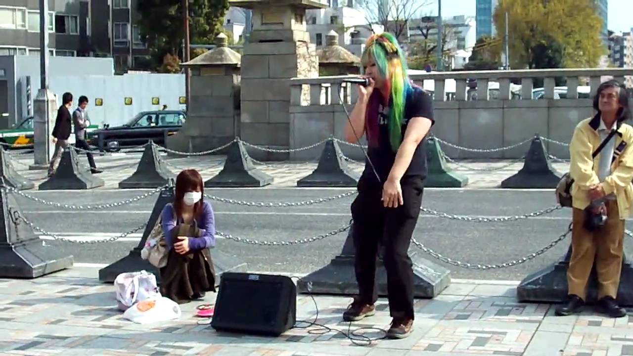 Maria Cross singing in Harajuku - YouTube