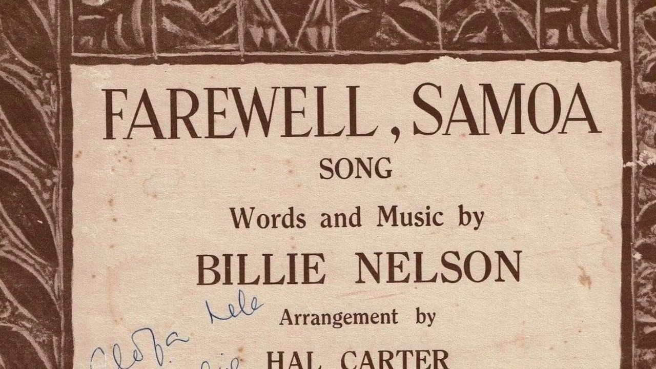 Family listening to 'FAREWELL SAMOA' composed by Piliopo Nelson ...