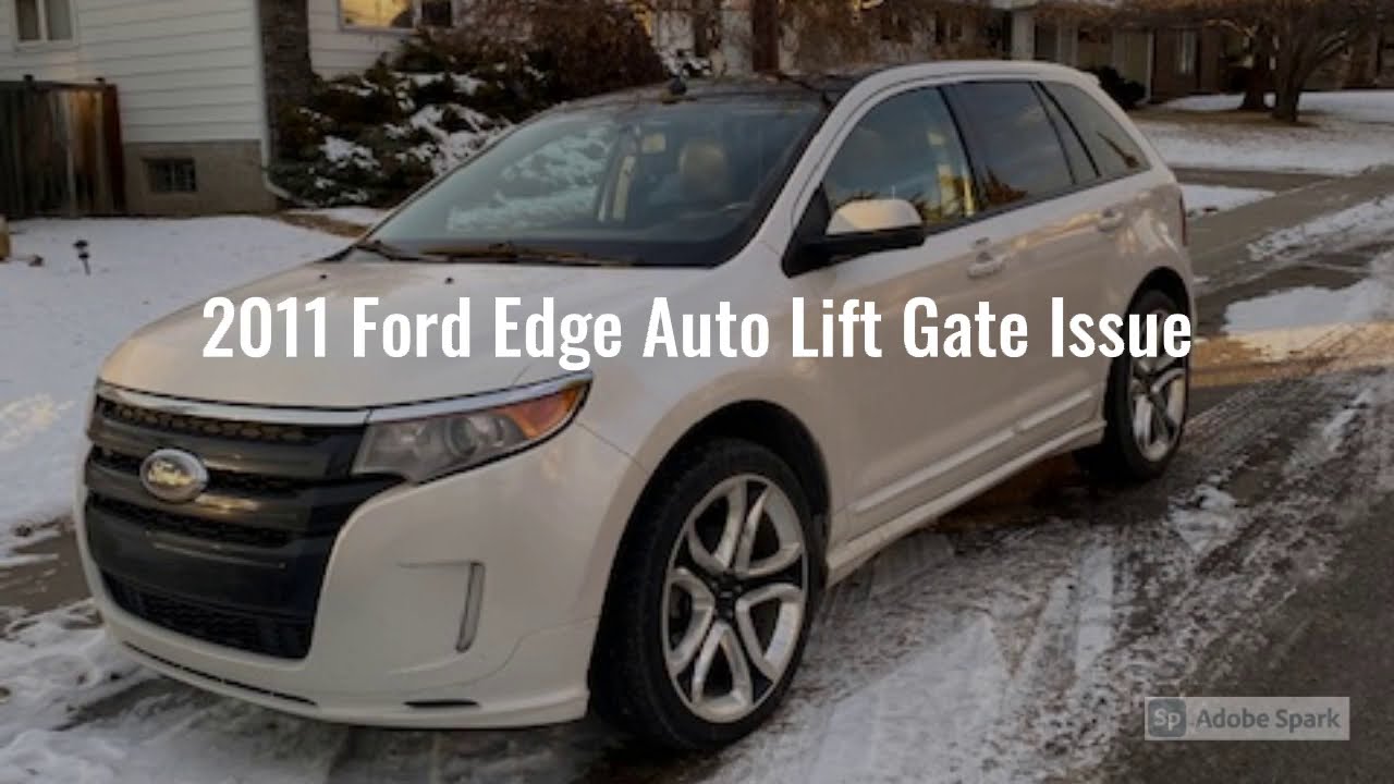 How I fixed the broken rear lift gate on a 2011 Ford Edge 2 - YouTube