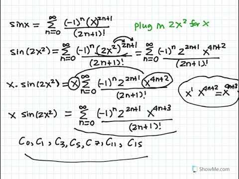 AP Calculus BC tutor Taylor & Maclaurin Series 8 Video tutorial 253 ...