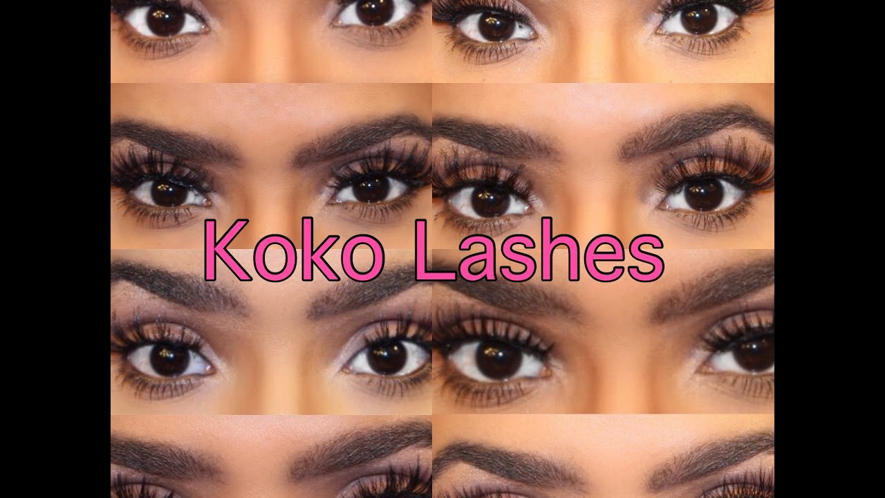 Koko Lashes | Try On Haul - YouTube