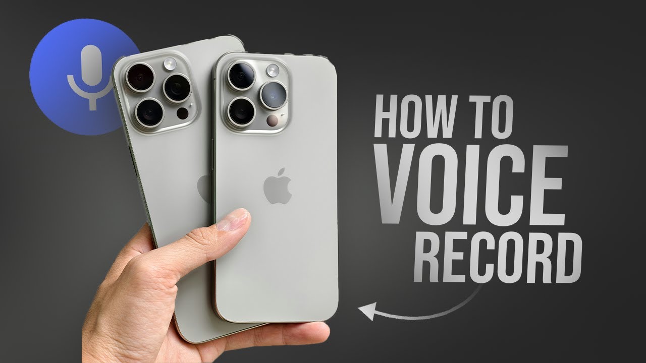 How to Voice Record on iPhone (tutorial) - YouTube