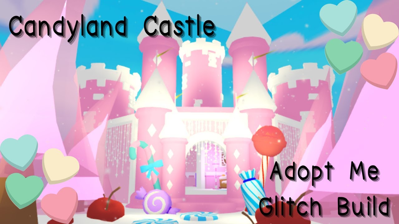 Candyland Castle - Adopt Me Glitch House Build - YouTube