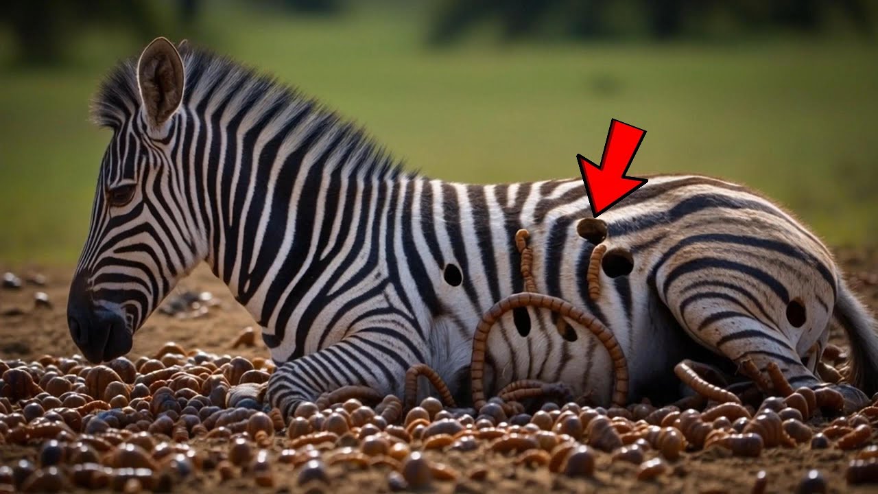 Rescue Mission A Zebra Battling Parasites Gets a Heroic Rescue! - YouTube