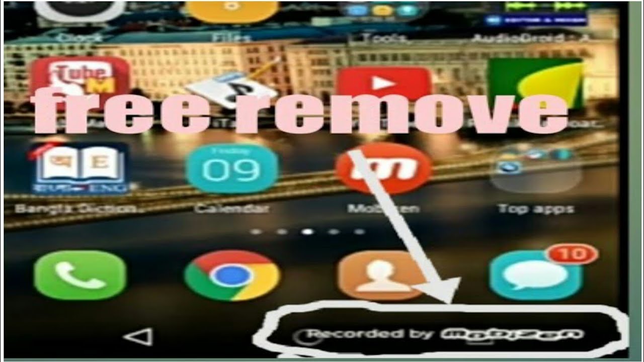 How to remove watermark from mobizen - YouTube