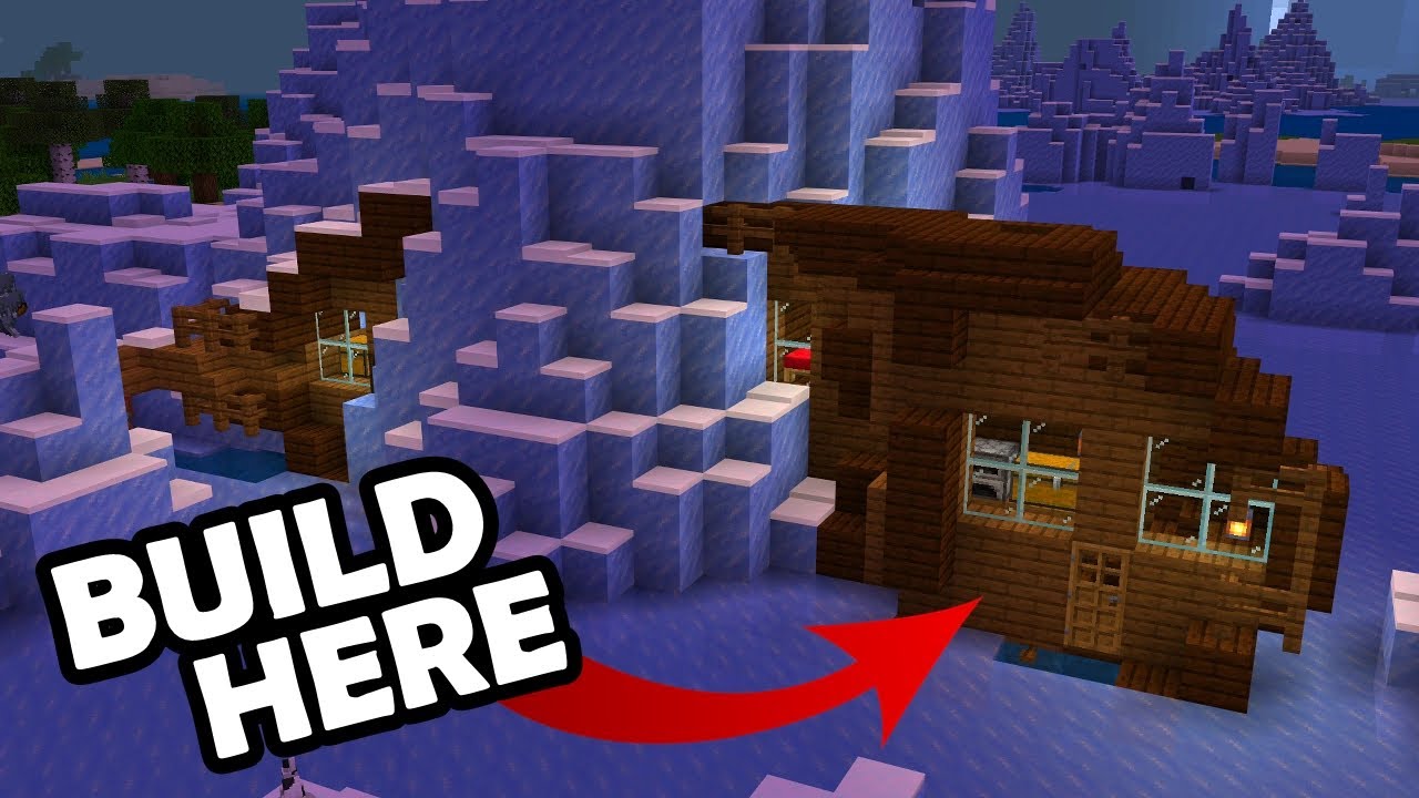 Minecraft: Where To Build Your Base | 20 Base Location Ideas | Iceberg ...