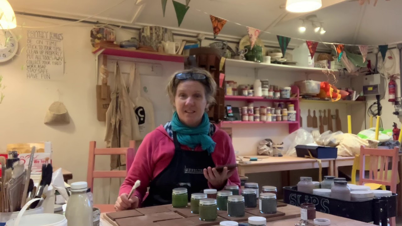 How to to use oxides and combine with Underglaze Medium and make test ...