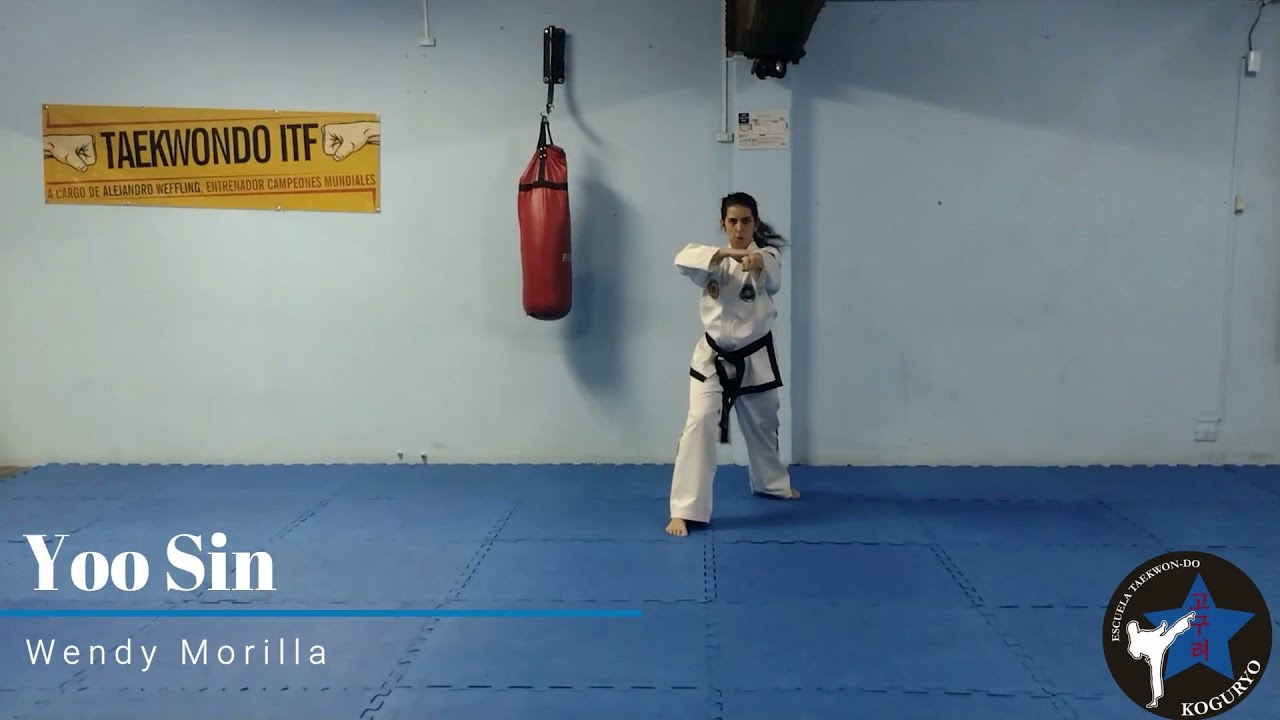 Yoo Sin- Patterns- Formas III Dan- Taekwondo ITF- ESCUELA KOGURYO - YouTube