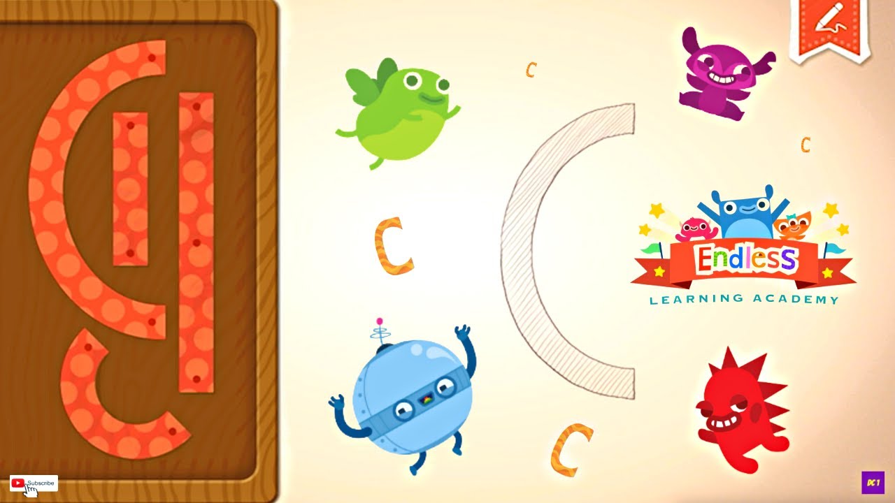 Endless Learning Academy | Meet Uppercase Letter C | Alphabet Puzzle ...