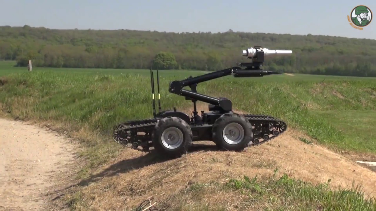 ECA Group Iguana E UGV & IT180 UAV in Collaborative Demonstration - YouTube