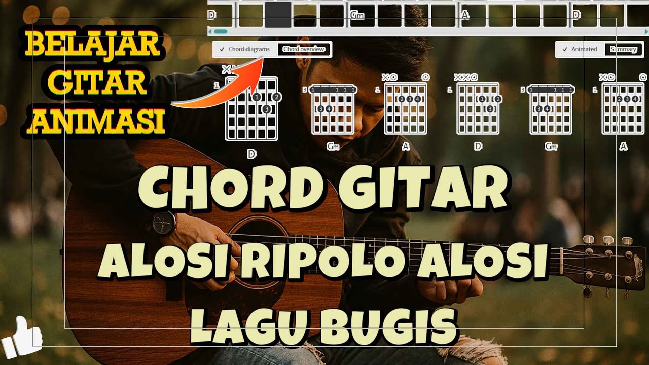ALOSI RIPOLO ALOSI - LAGU BUGIS | Tutorial Kunci Gitar mudah & Lirik ...