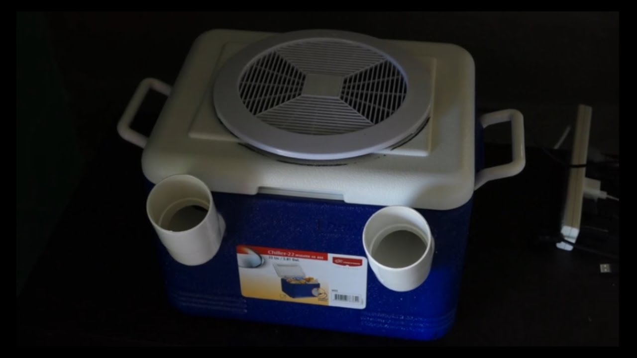 DIY Home Made Air Conditioner - YouTube