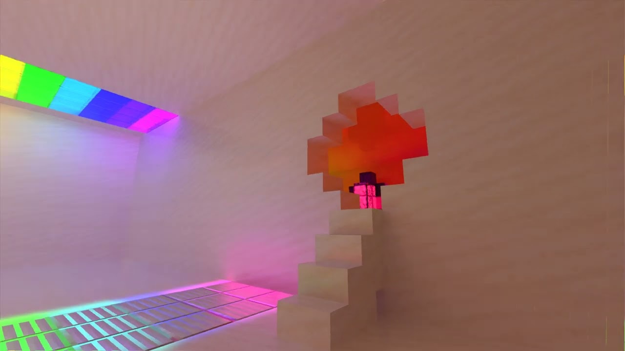 Minecraft Messing Around With Colored Glass With Kelly's RTX. - YouTube