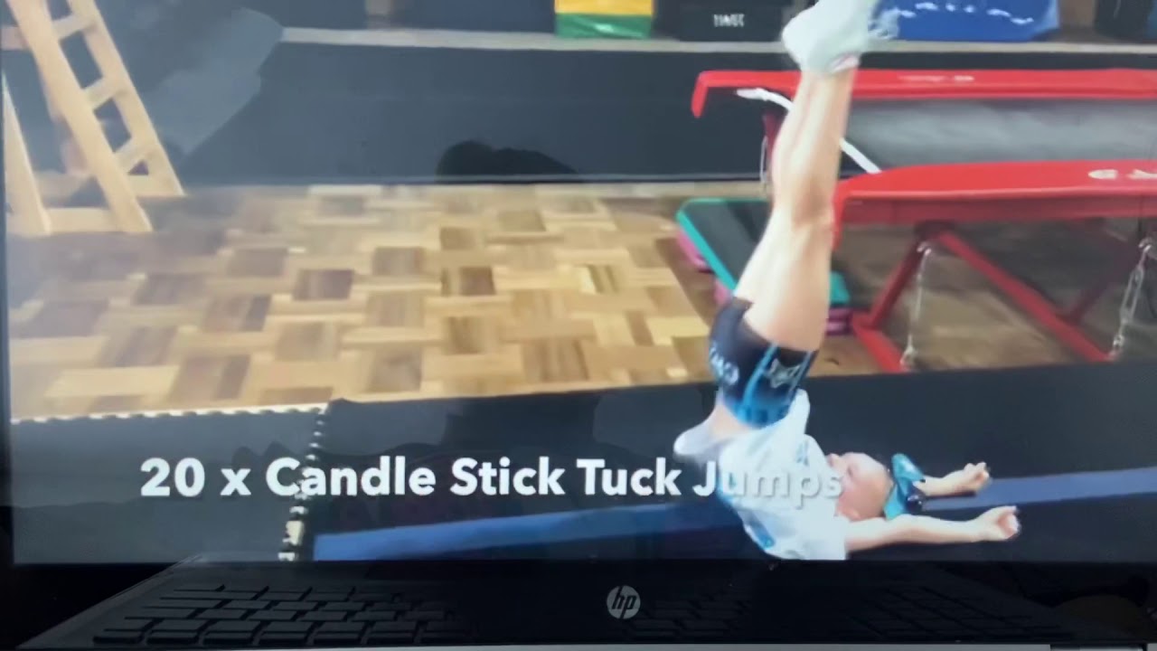 Candle Stick Tuck Jumps - YouTube