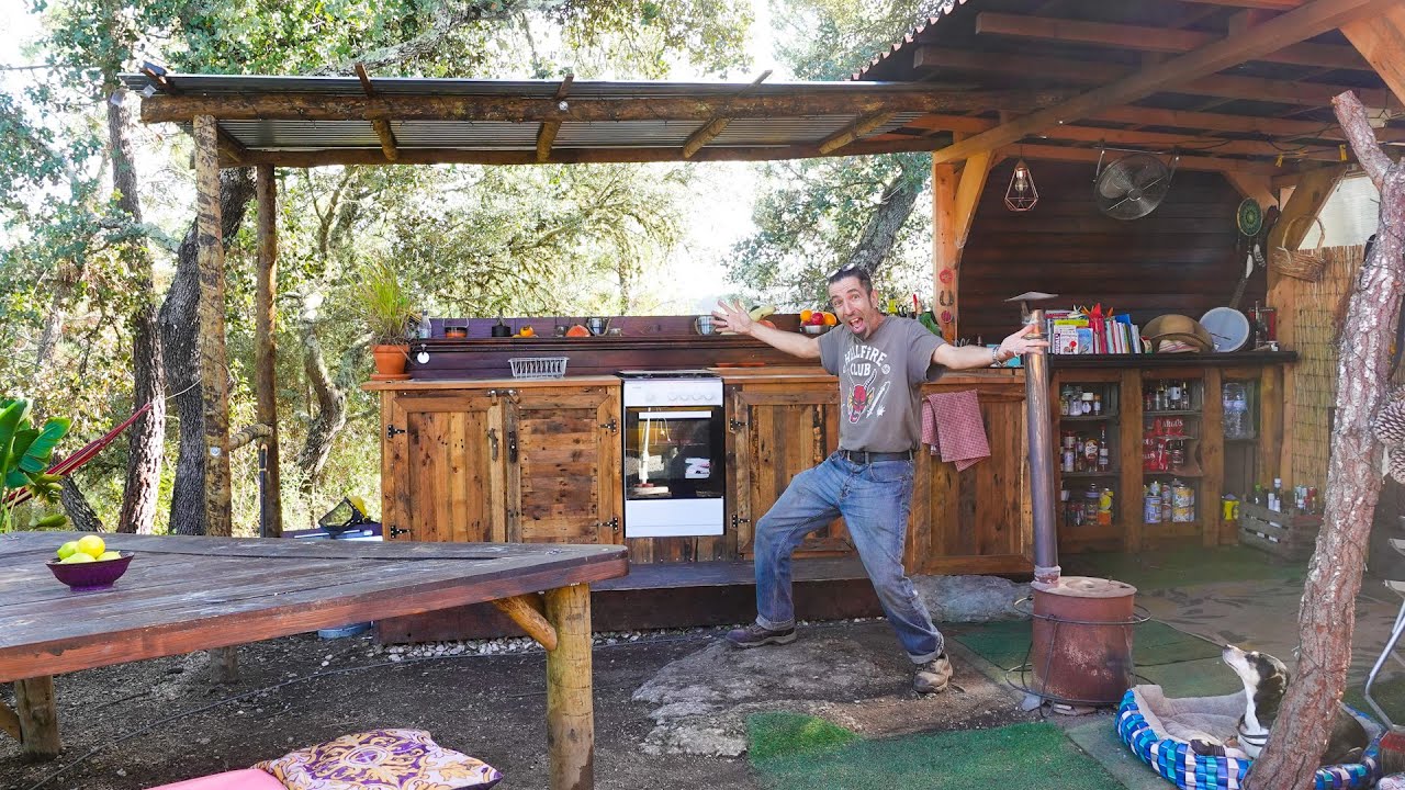 YEAR ONE - complete CABIN BUILD, TIME LAPSE, off grid - YouTube