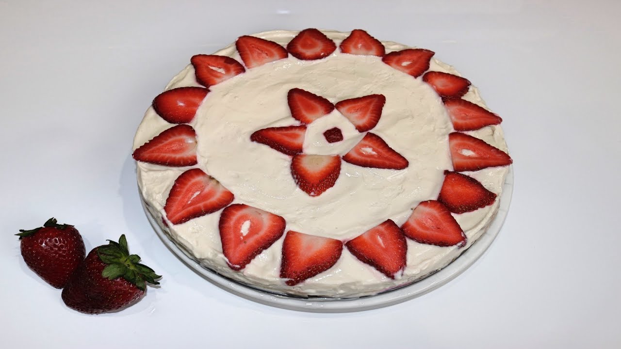 PASTEL DE GALLETAS 🍋🍓CARLOTA DE LIMON🍋🍓 - YouTube