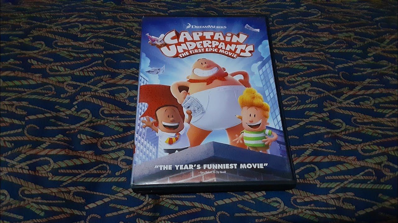 Opening To Captain Underpants The First Epic Movie 2017 DVD - YouTube