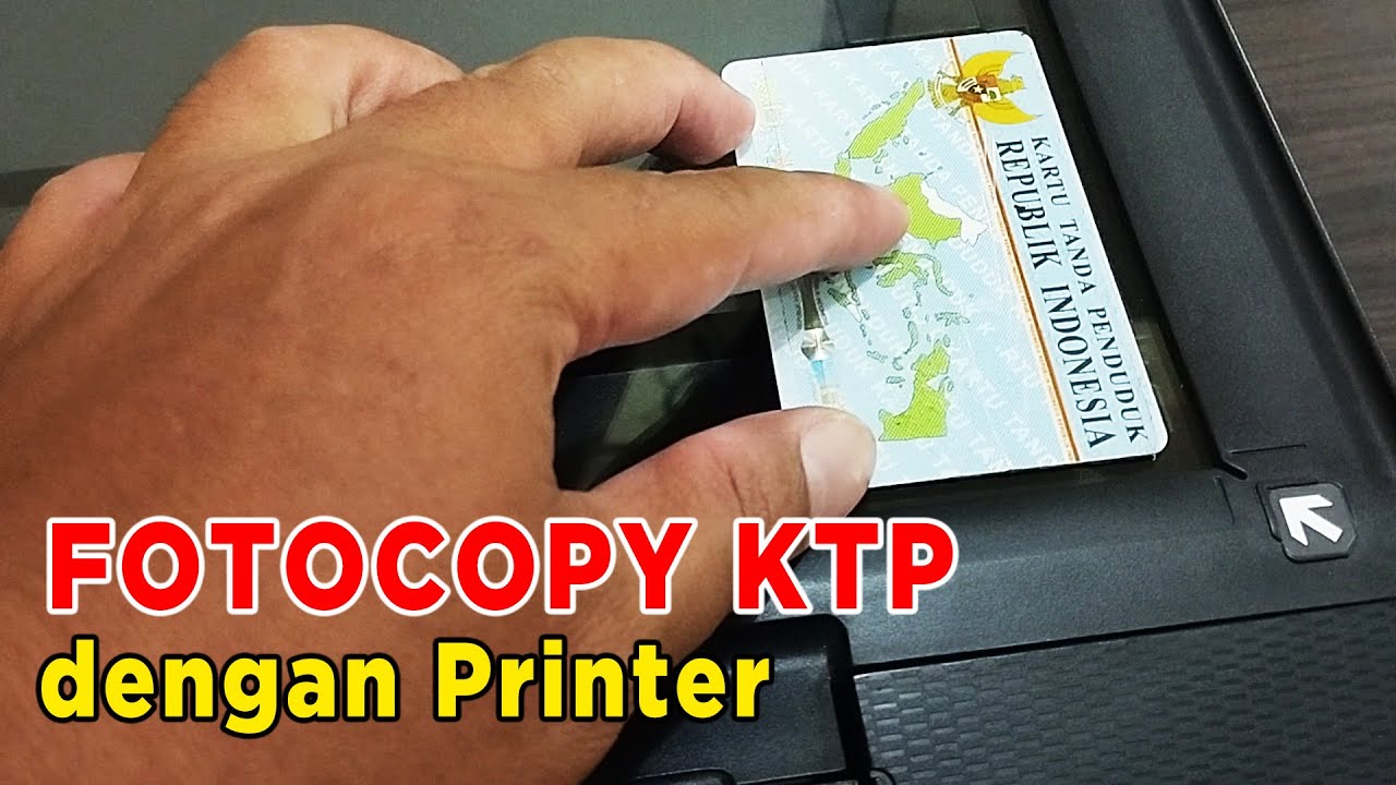 Cara Fotocopy KTP Sejajar di Printer - cara fotocopy ktp bolak balik di printer epson l3110 ...