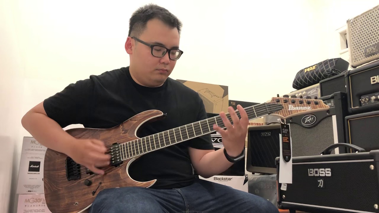 Ibanez RGAIX6U in Antique Brown Satin demo!! - YouTube