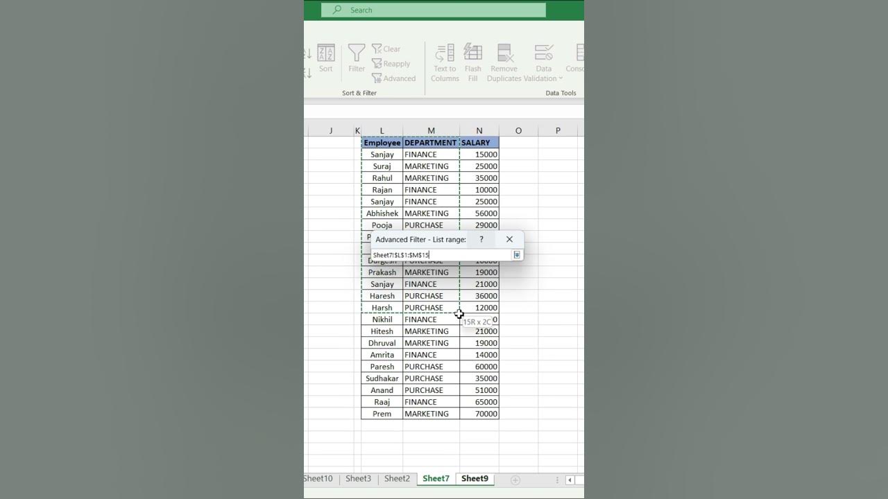 Transfer Any Particular Data From One Sheet To Another #excelshorts #shorts #excel #shortsvideo ...