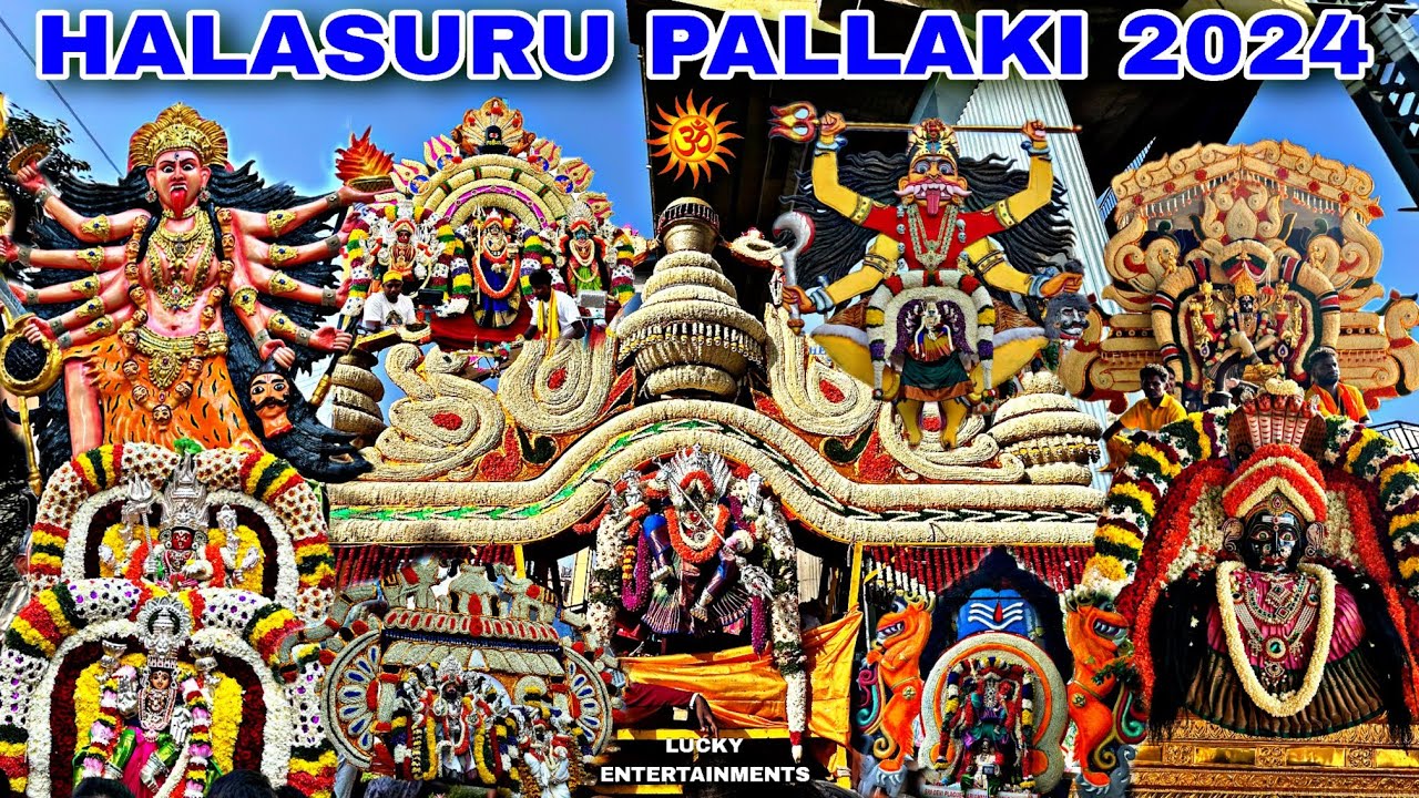 HALASURU PALLAKI 2024 | 100+ Pallaki's | Halasuru Car Festival ...