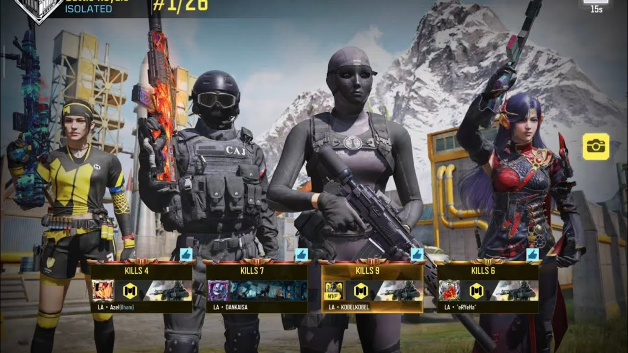 20250209, 10:23 PM, CODM BR Isolated Squad TPP @LORDASSASINclan - YouTube