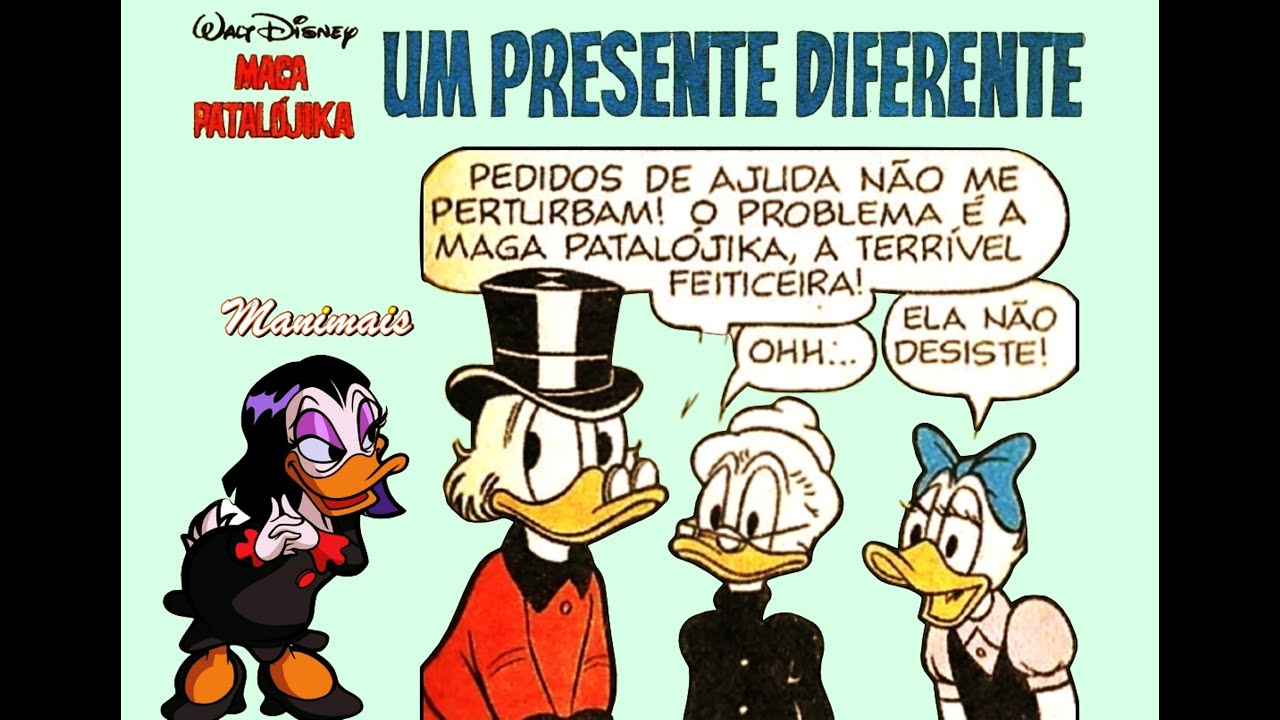 Maga Patalójica em Um Presente Diferente -HQ Disney - YouTube