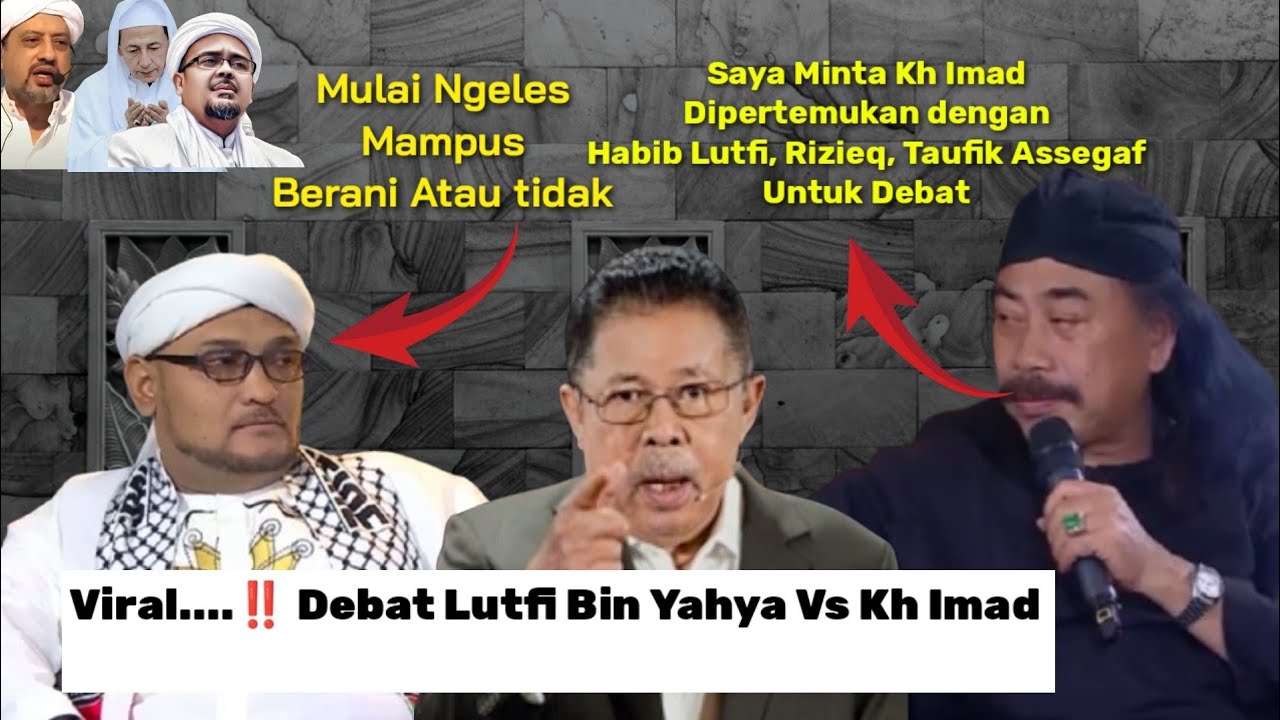 Kh. Syarif Rahmat Minta Habib Lutfi Rizieq Dan Taufik Assegaf Untuk ...