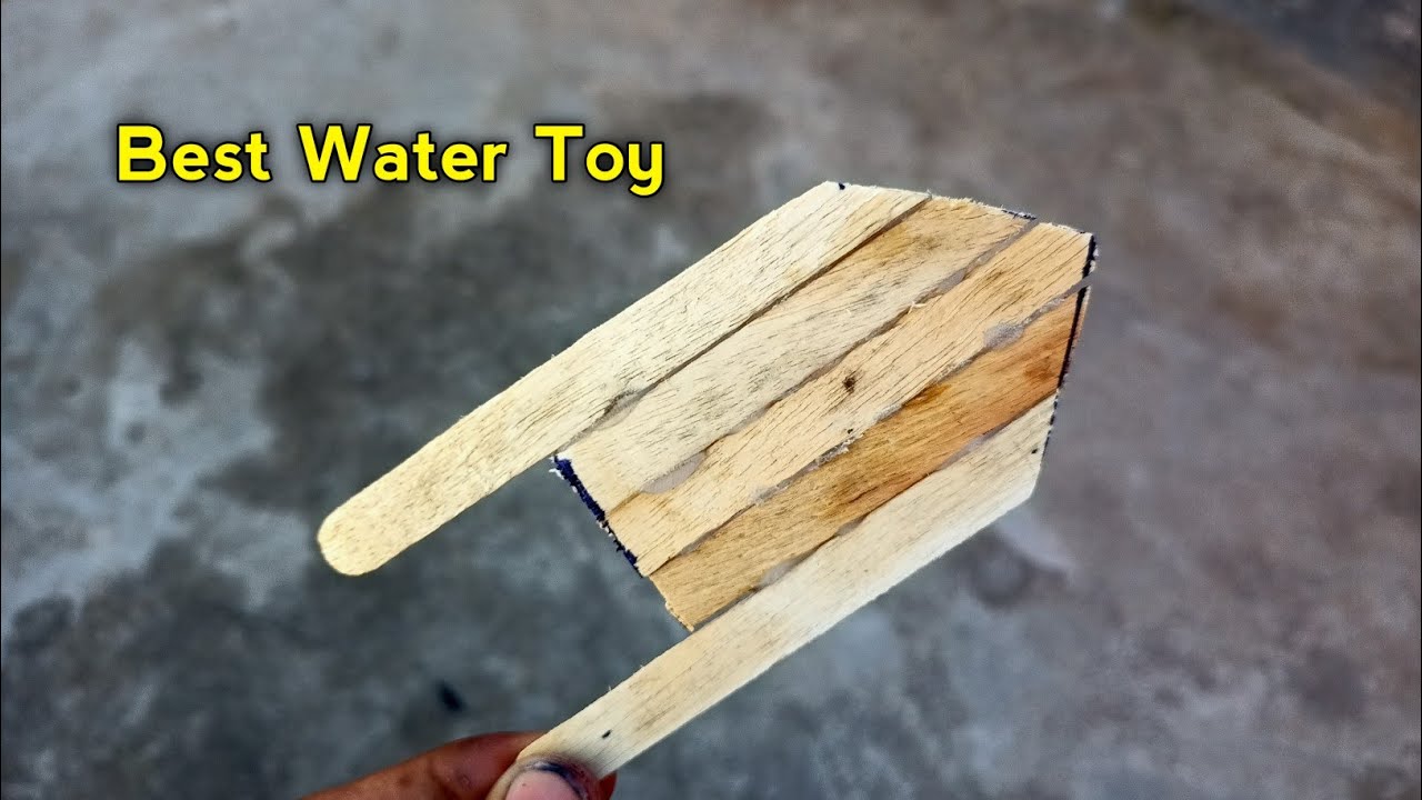 Best Water Toy With Ice-cream Stick || Water toys - YouTube