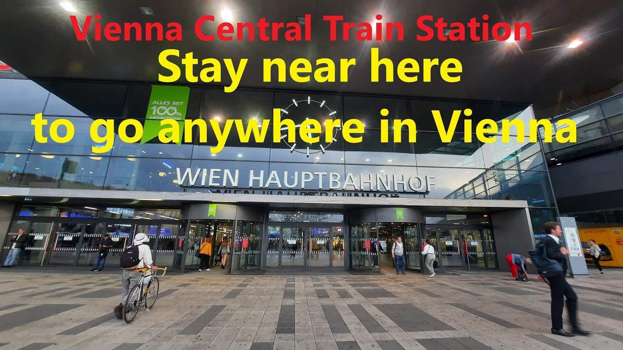 Walking through Vienna Wien Hauptbahnhof Central Train Station- hbf ...