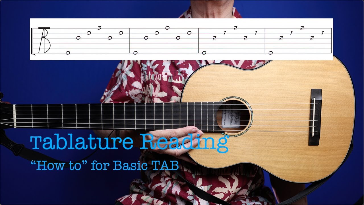 "How to" for Basic Guitar TAB - YouTube