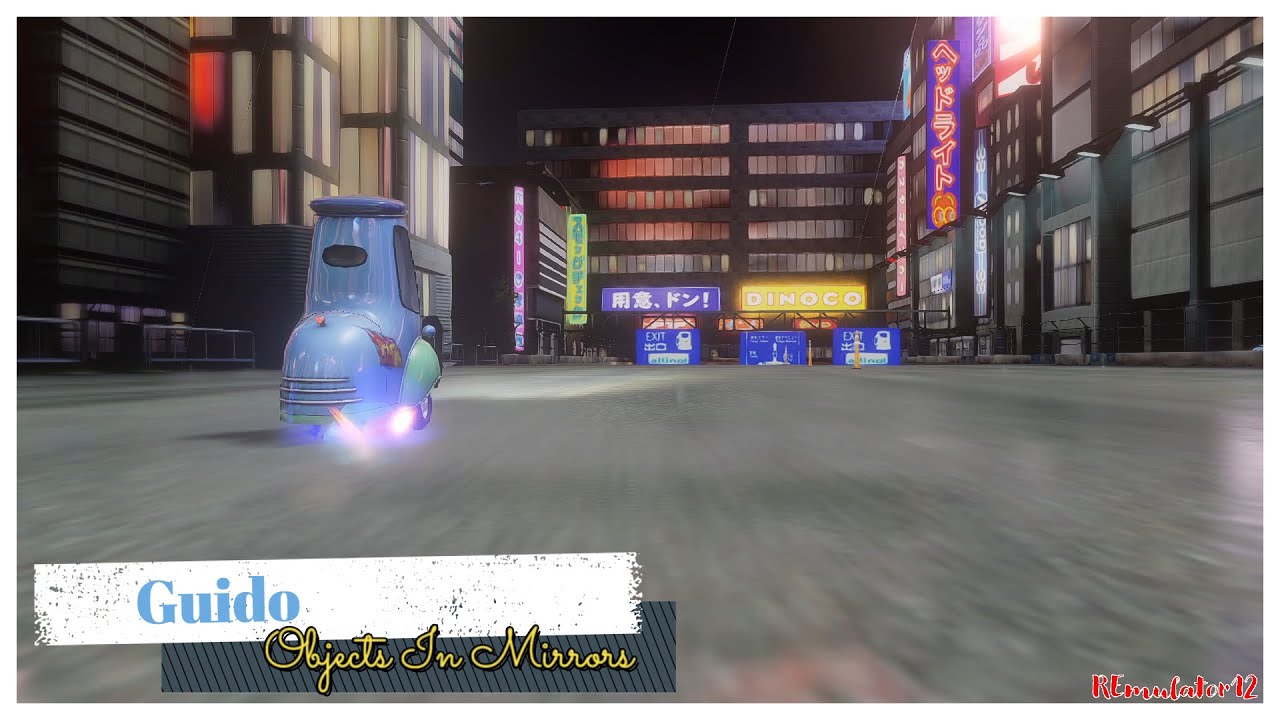 Cars 2 The Video Game | Guido - Mission Mode | Objects In Mirrors - YouTube